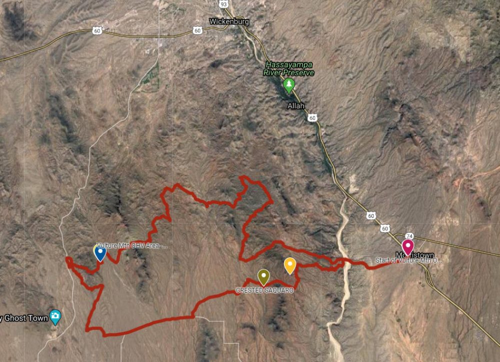 Sample Maps & GPS Tracks | Phoenix ATV/UTV Club